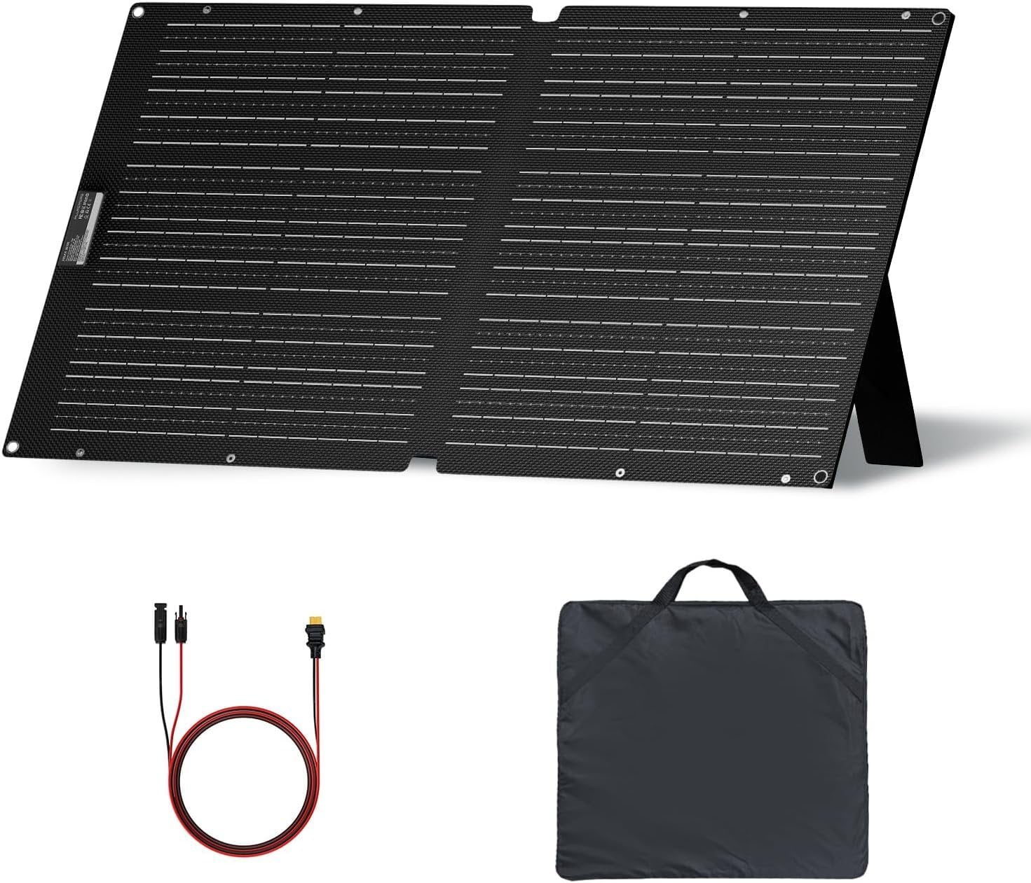 SOLAX SE100 100W Portable Solar Panel, 23%-25% Monocrystalline Folding ...