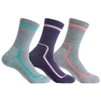 Solax Women's Sweat Absorbing, Cushioned, Cooling Walking Socks, 72% ...