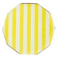 SOLEIL YELLOW SIGNATURE CABANA STRIPE PLATES - Walmart.com
