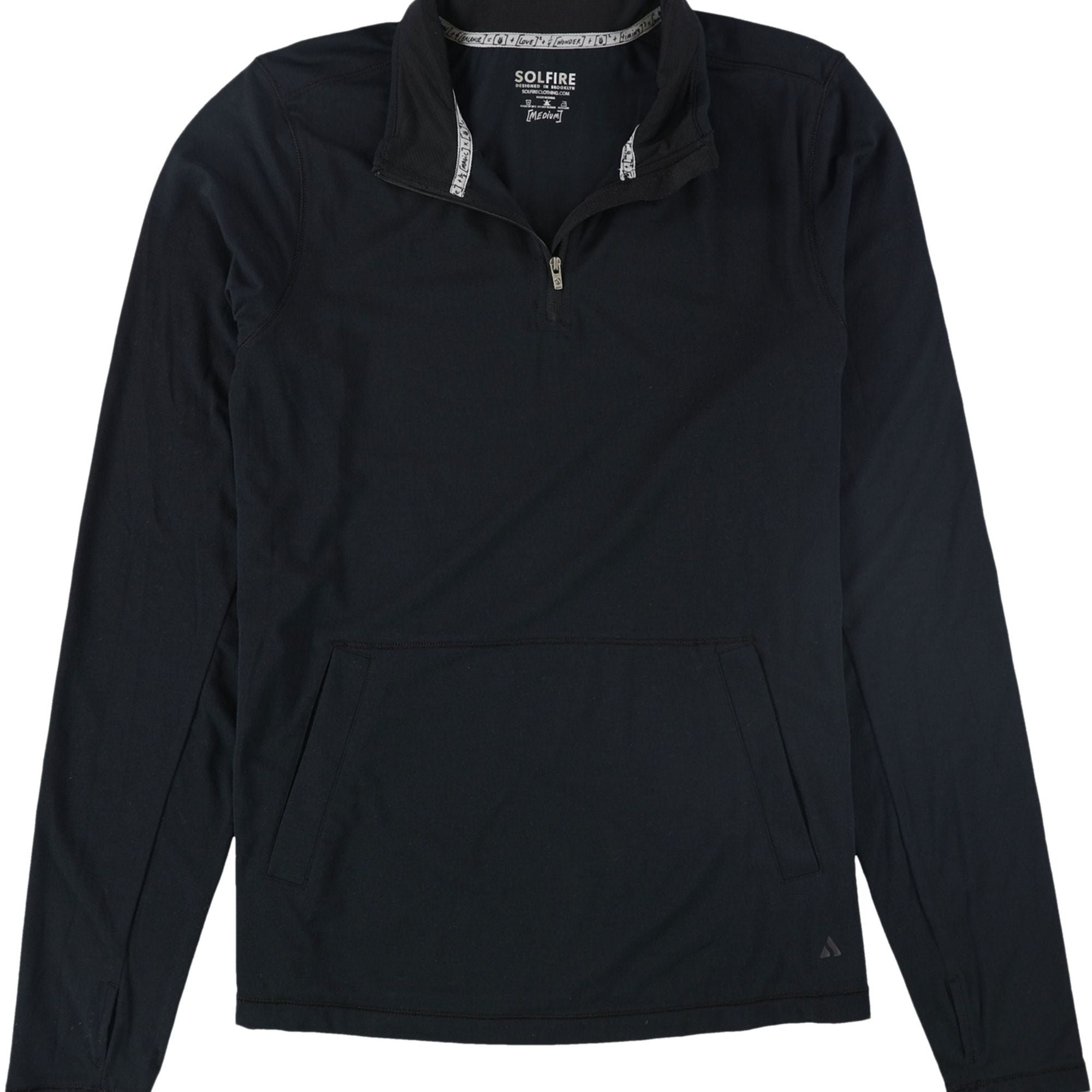 SOLFIRE Mens Jack Henley Shirt, Black, Medium - Walmart.com