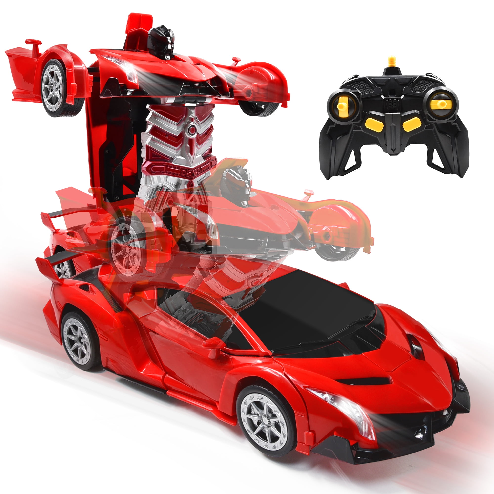 SOLICE RC Car Transforming Robot Model Toy,1:14 Gesture Sensing ...