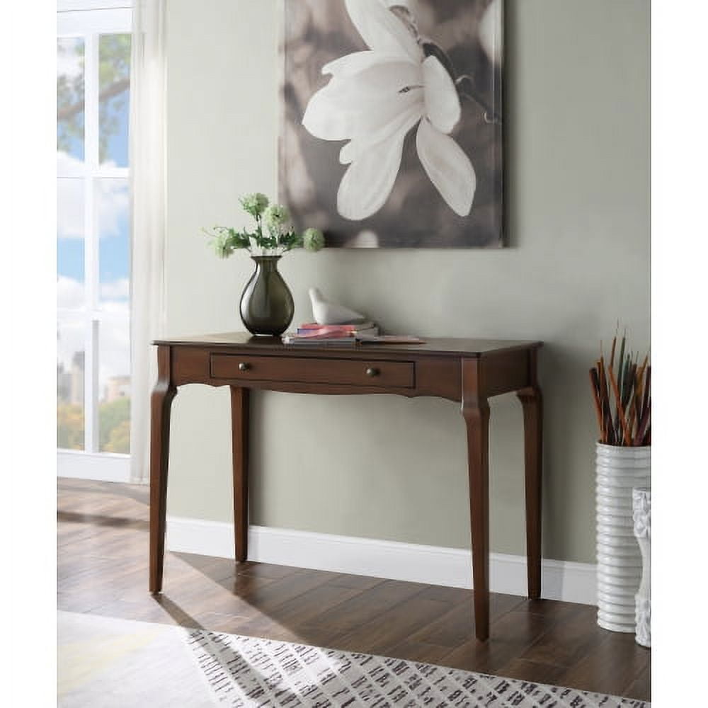 SOLID WOOD Transitional 42 inch Wide Home Office Desk, Writing Table ...