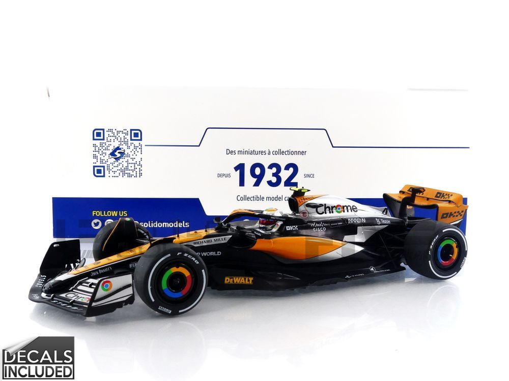 SOLIDO 1/18 - MCLAREN MCL60 - 2nd British GP 2023 (L. Norris) - Walmart.com