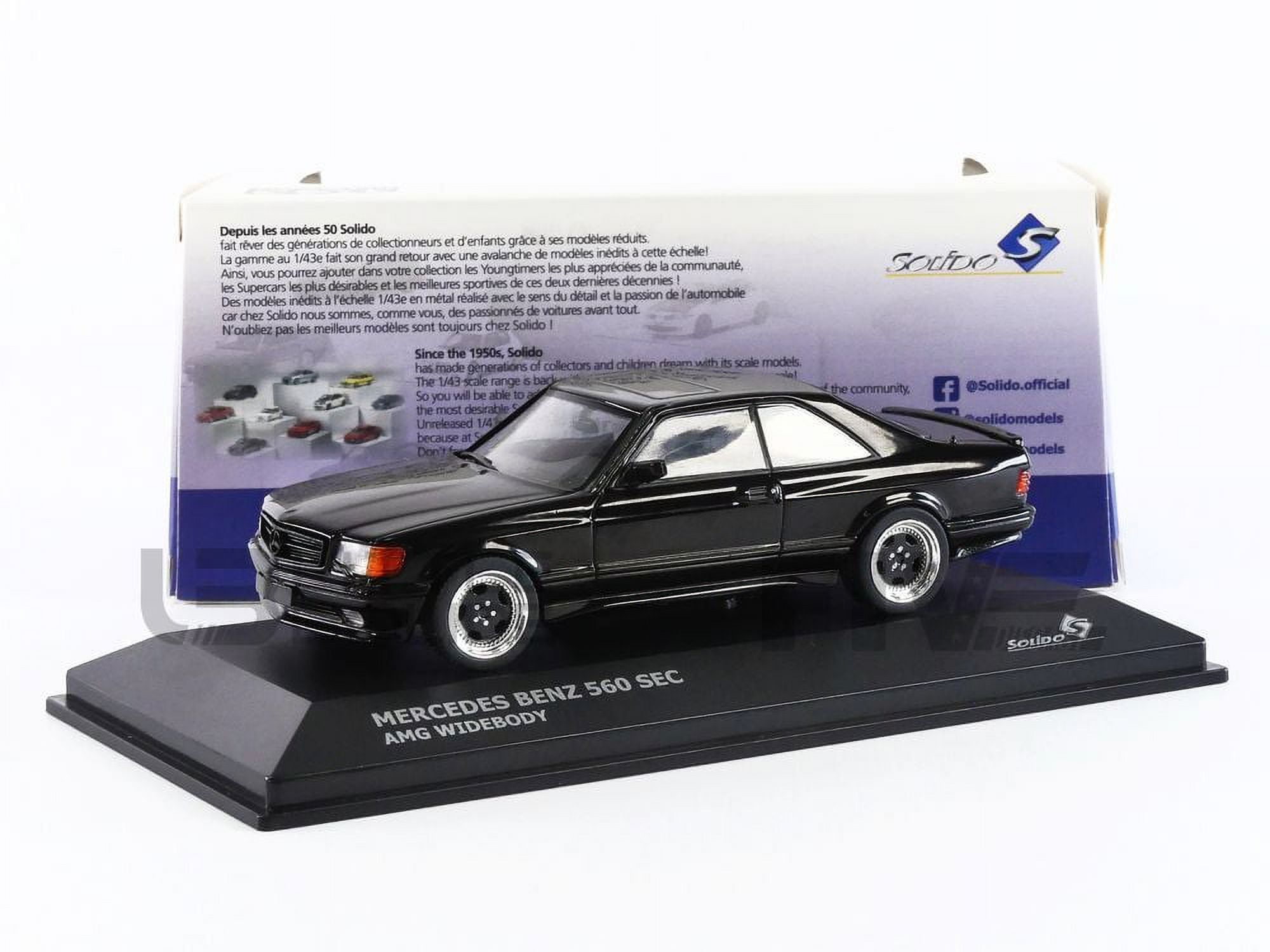 SOLIDO 1/43 - MERCEDES-BENZ 560 SEC AMG Wide Body - 1990 - Walmart.com