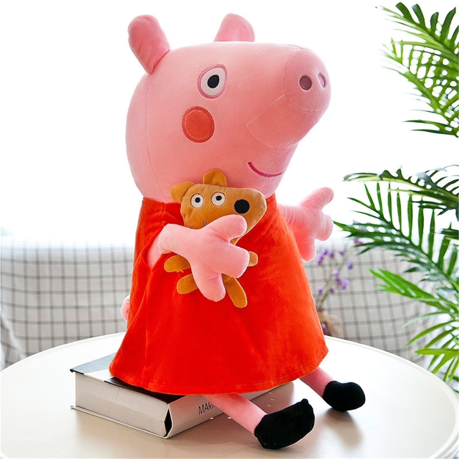 SOLIRE Cute Piggy Plush Toy Doll - Adorable Family Doll for Kids, Perfect Gift for Children ...