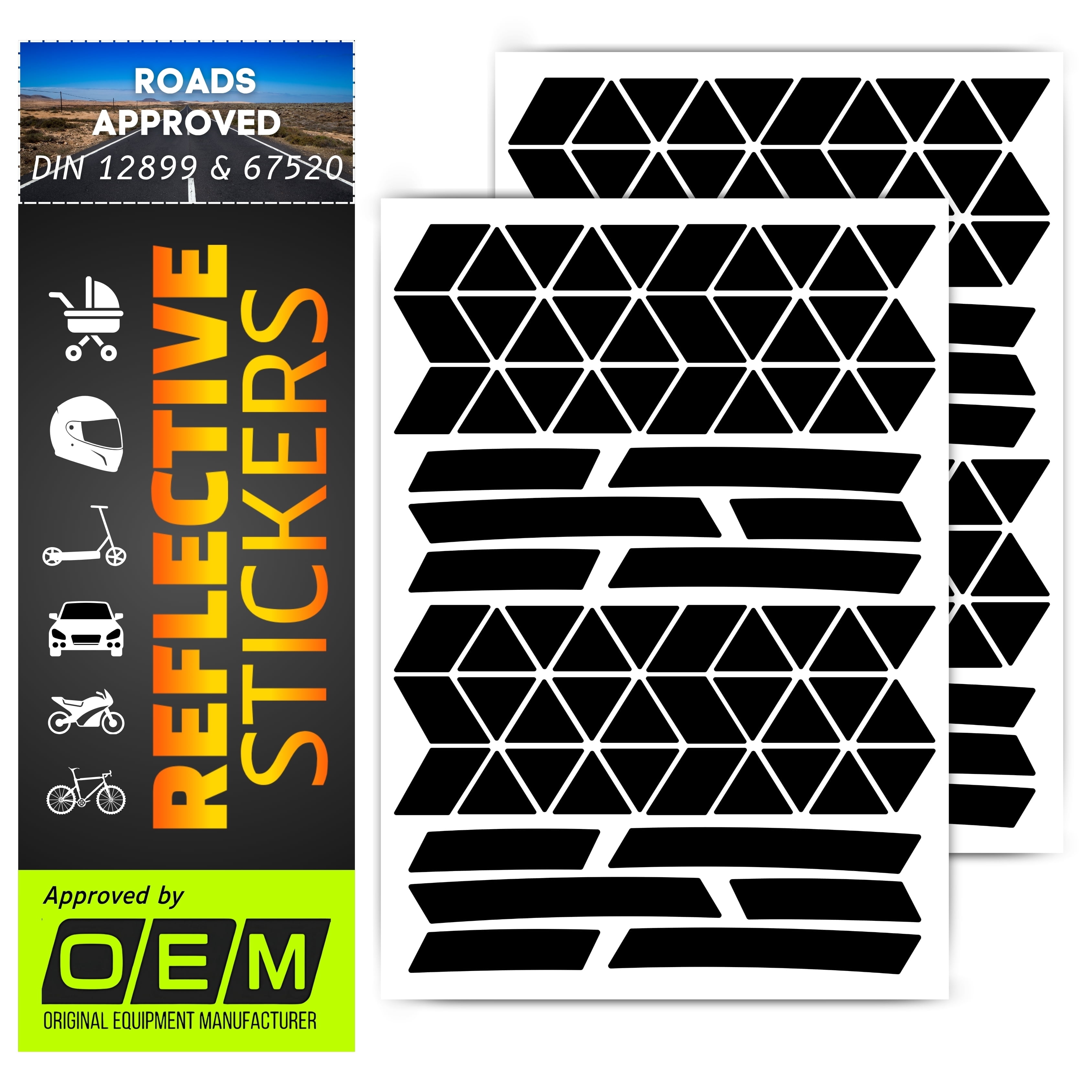 SOLNIT DIN67520 ECE104 Made with ORA FOL 5600 reflectors, Reflective ...