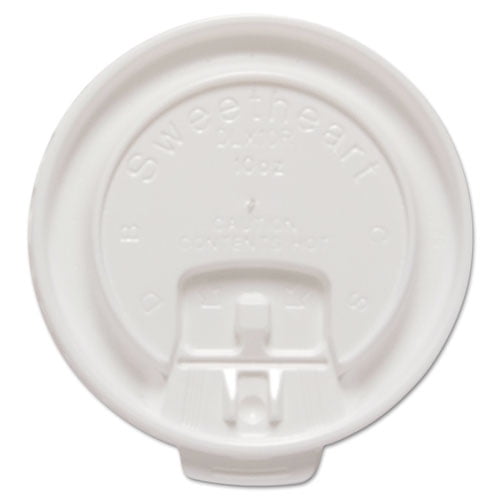 SOLO CUPS DLX10R Liftback & Lock Tab Cup Lids for Foam Cups, Fits 10 oz ...