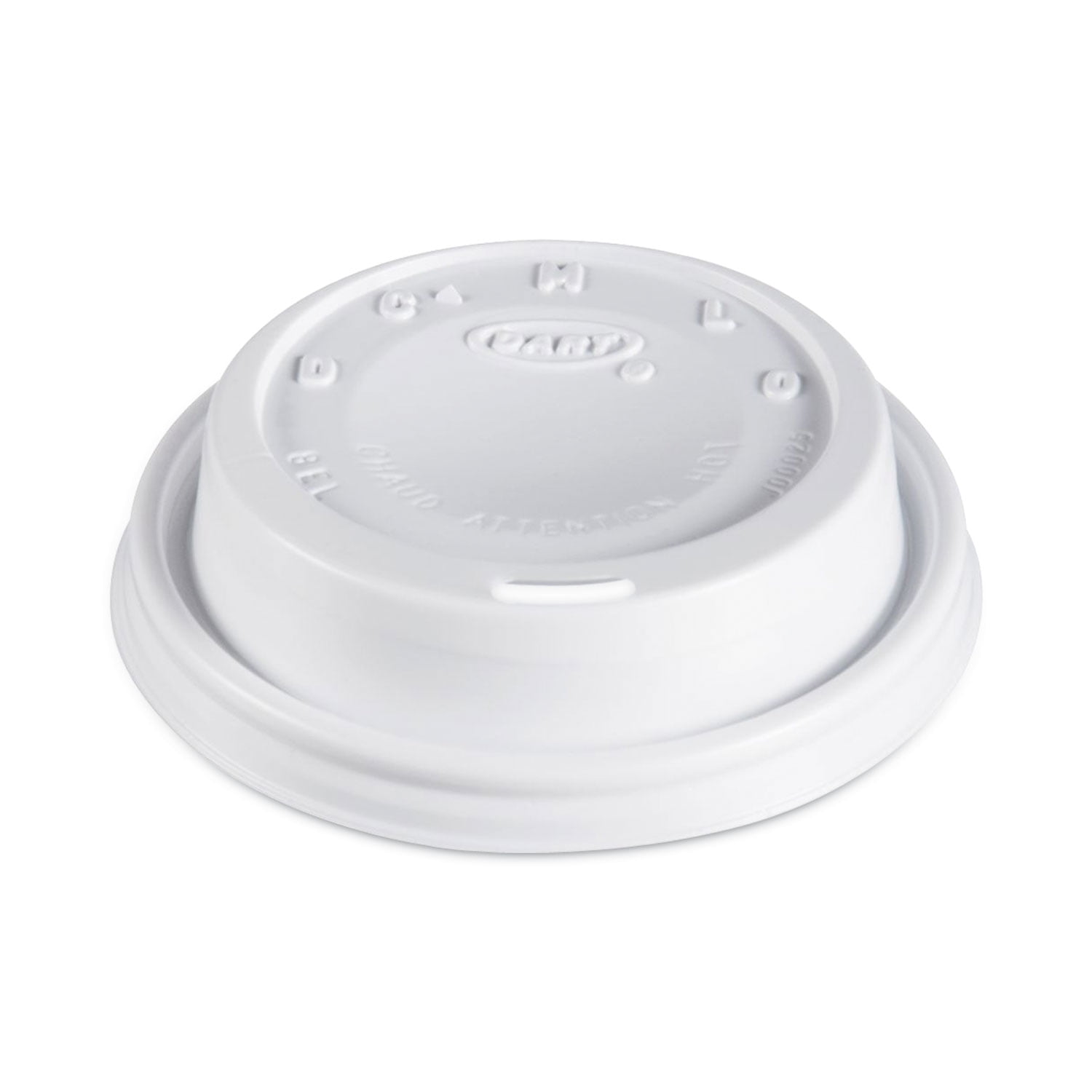 SOLO Cappuccino Dome Sipper Lids, Fits 8 oz to 10 oz Cups, White, 1,000 ...