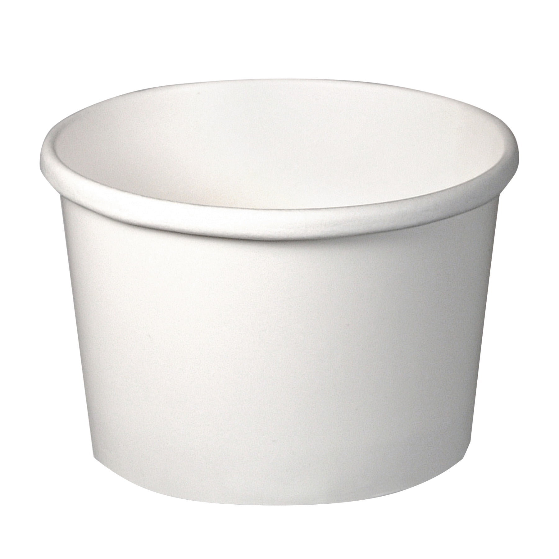 SOLO Cup Company Flexstyle Double Poly Paper Containers, 8 oz, White ...