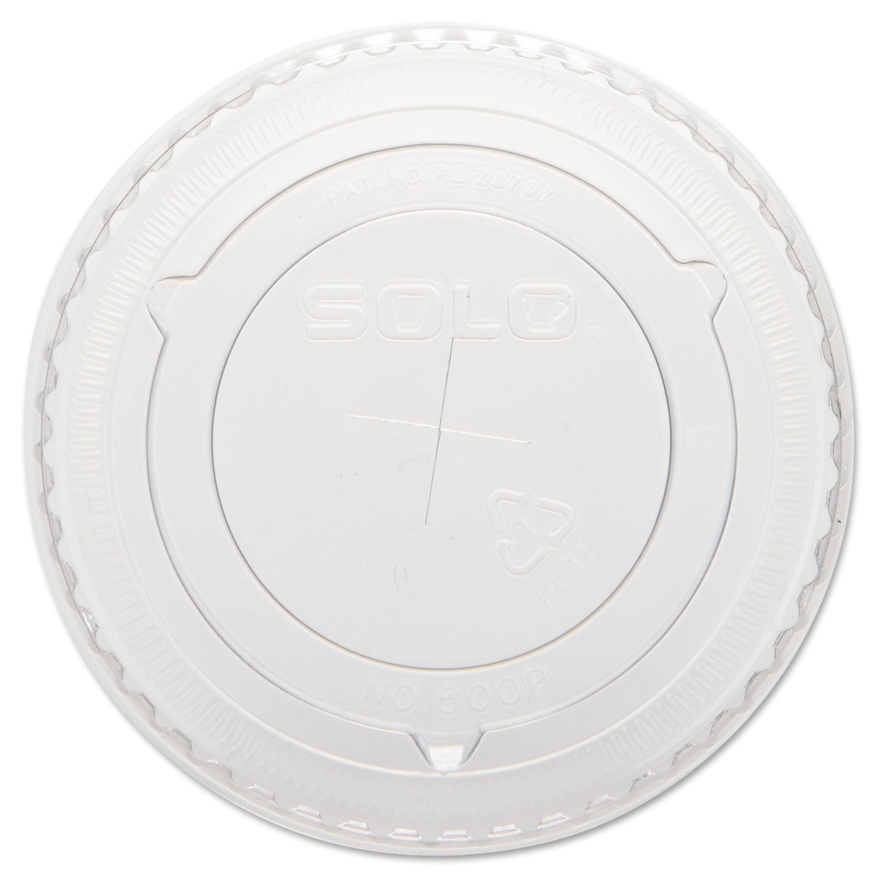 SOLO Cup Company Straw-Slot Cold Cup Lids, 10oz Cups, Clear - Walmart.com