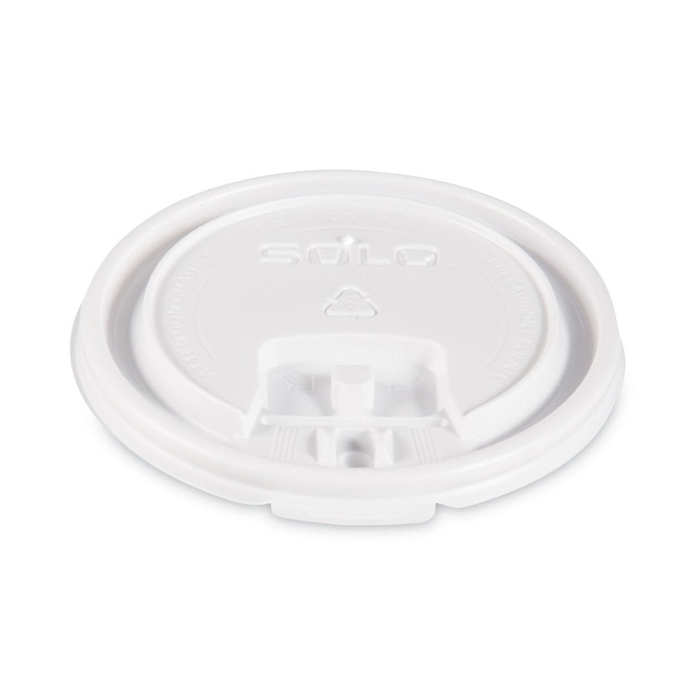 SOLO LB3101-00007 Lift Back and Lock Tab Lids for 10 oz. Cups - White ...