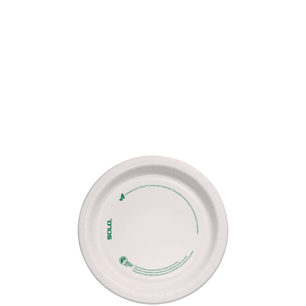 6 in. Diameter ProPlanet Seal Compostable Paper Dinnerware Plate ...