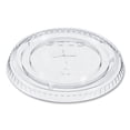 SOLO Straw-Slot Cold Cup Lids, Fits 9 oz to 20 oz Cups, Clear, 100 ...