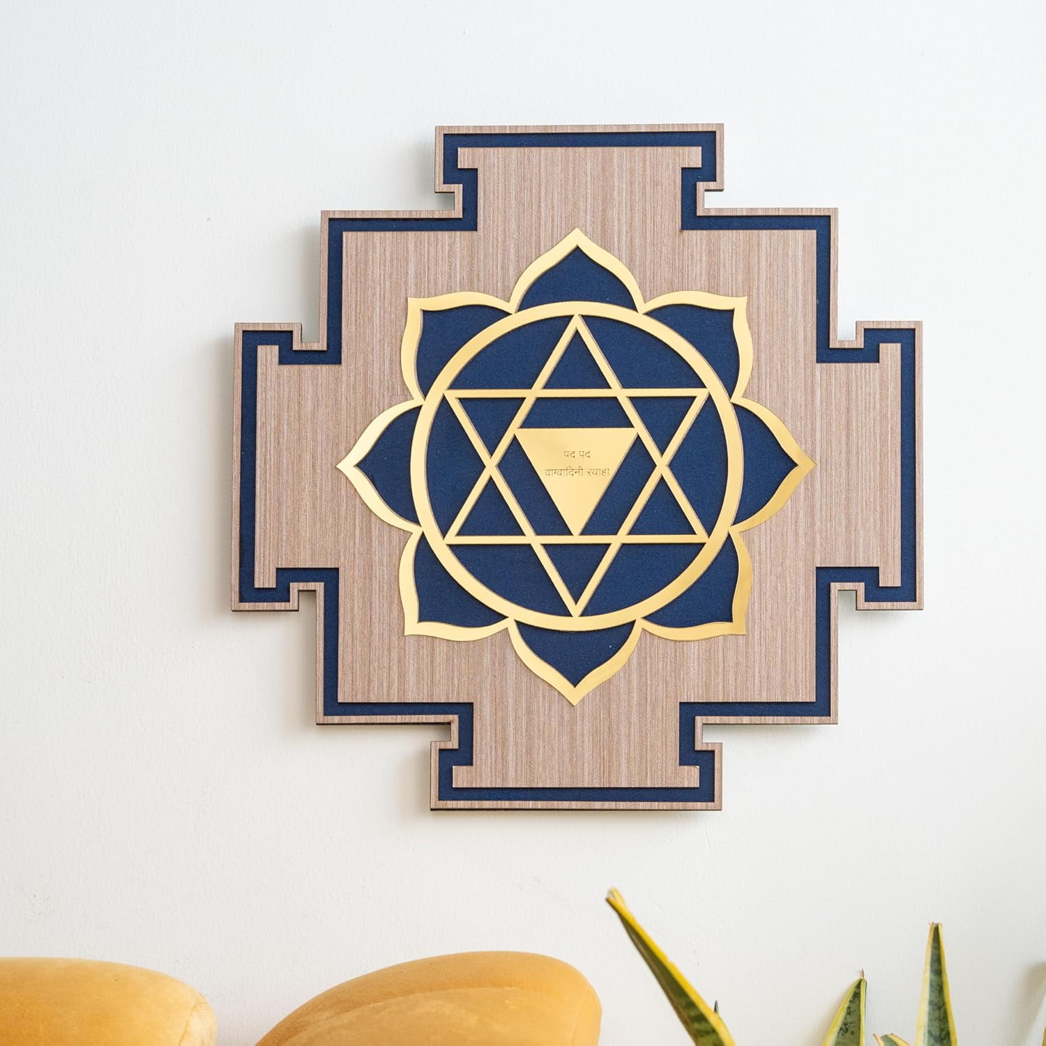 SOLOBOLO Shree Mahalaxmi Saraswati Yantra Wall Decor Set Vastu Item for ...
