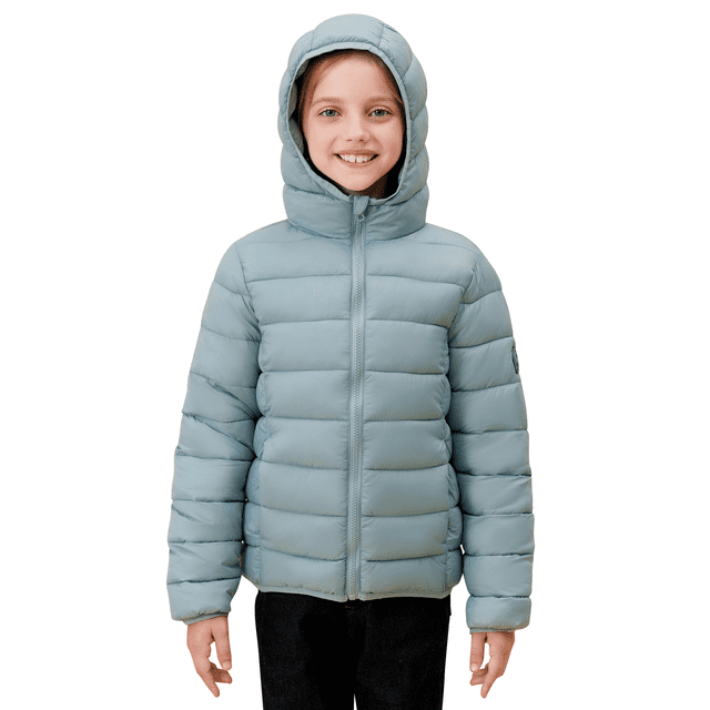 SOLOCOTE Girls Boys Winter Coats, Kids Lightweight Water-Resistant ...