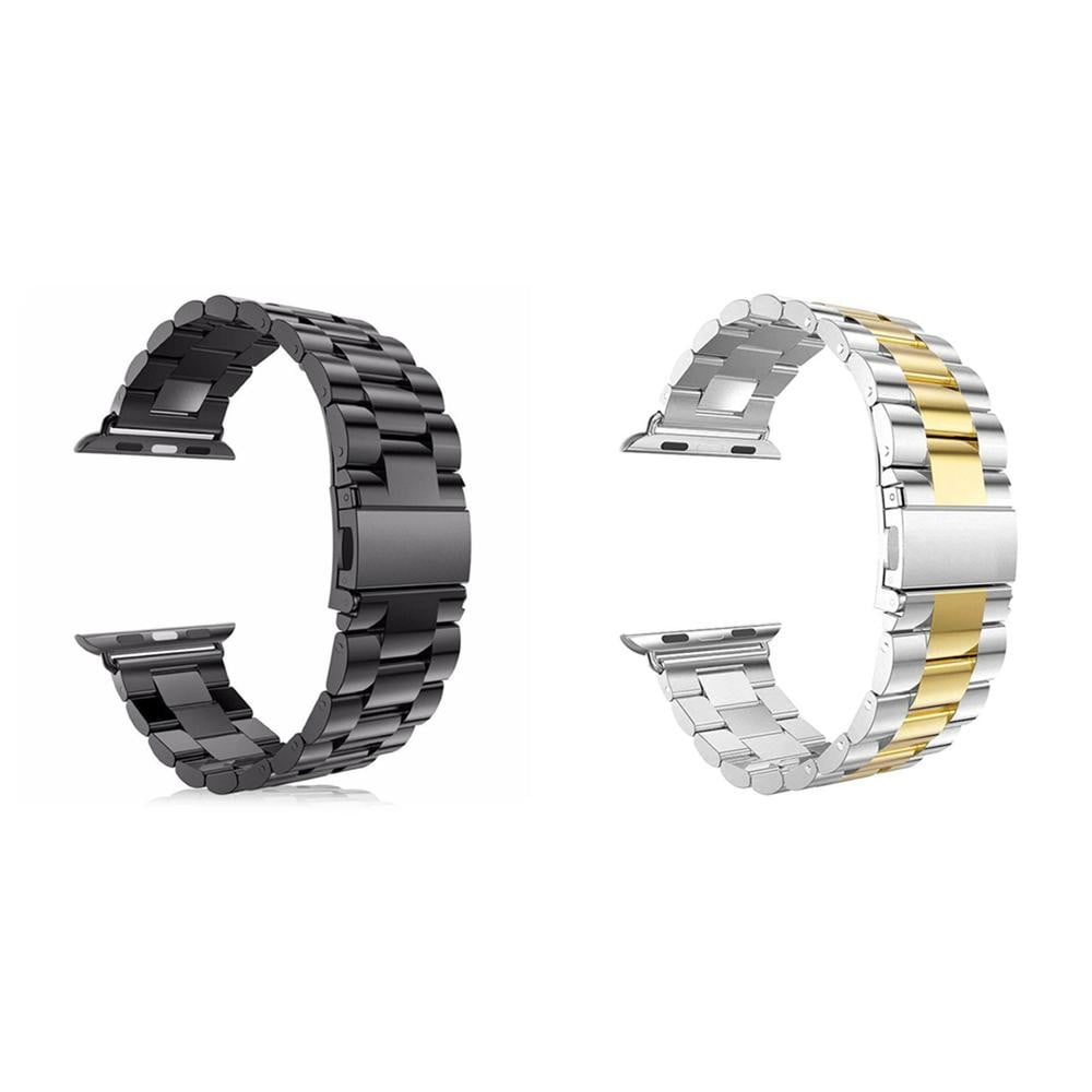 SOLOLUP 1/2Pack Stainless Steel Metal Band for Apple Watch Bands 44mm ...
