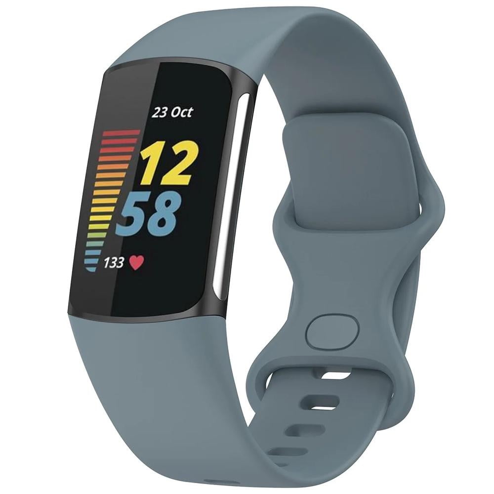SOLOLUP Band Compatible with Fitbit Charge 5 Bands Women Men, Soft ...