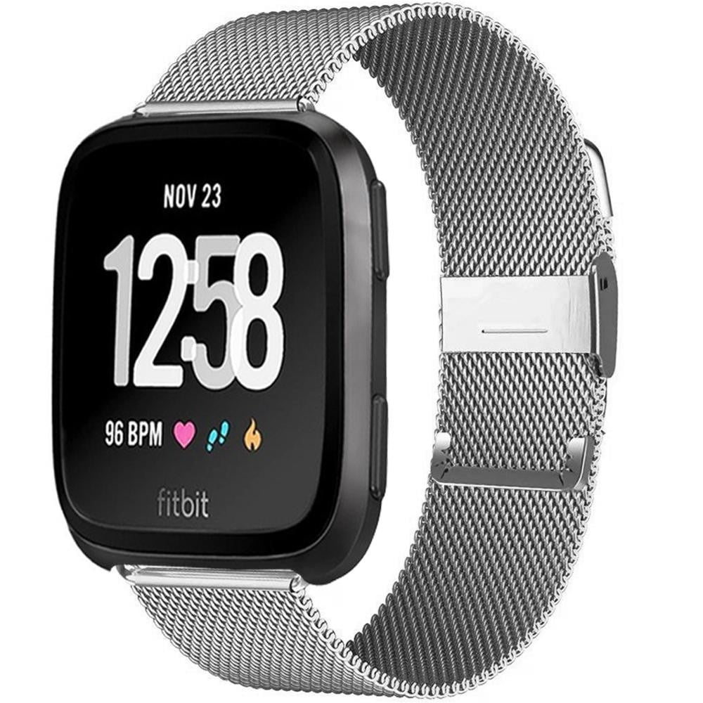 SOLOLUP Metal Bands Compatible with Fitbit Versa/Versa Lite SE/Versa 2 ...