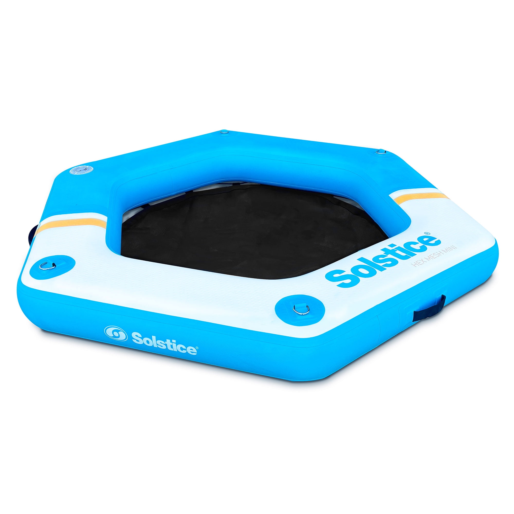 SOLSTICE ORIGINAL Inflatable Dock Float 6' Water Mat with Mesh Swim ...