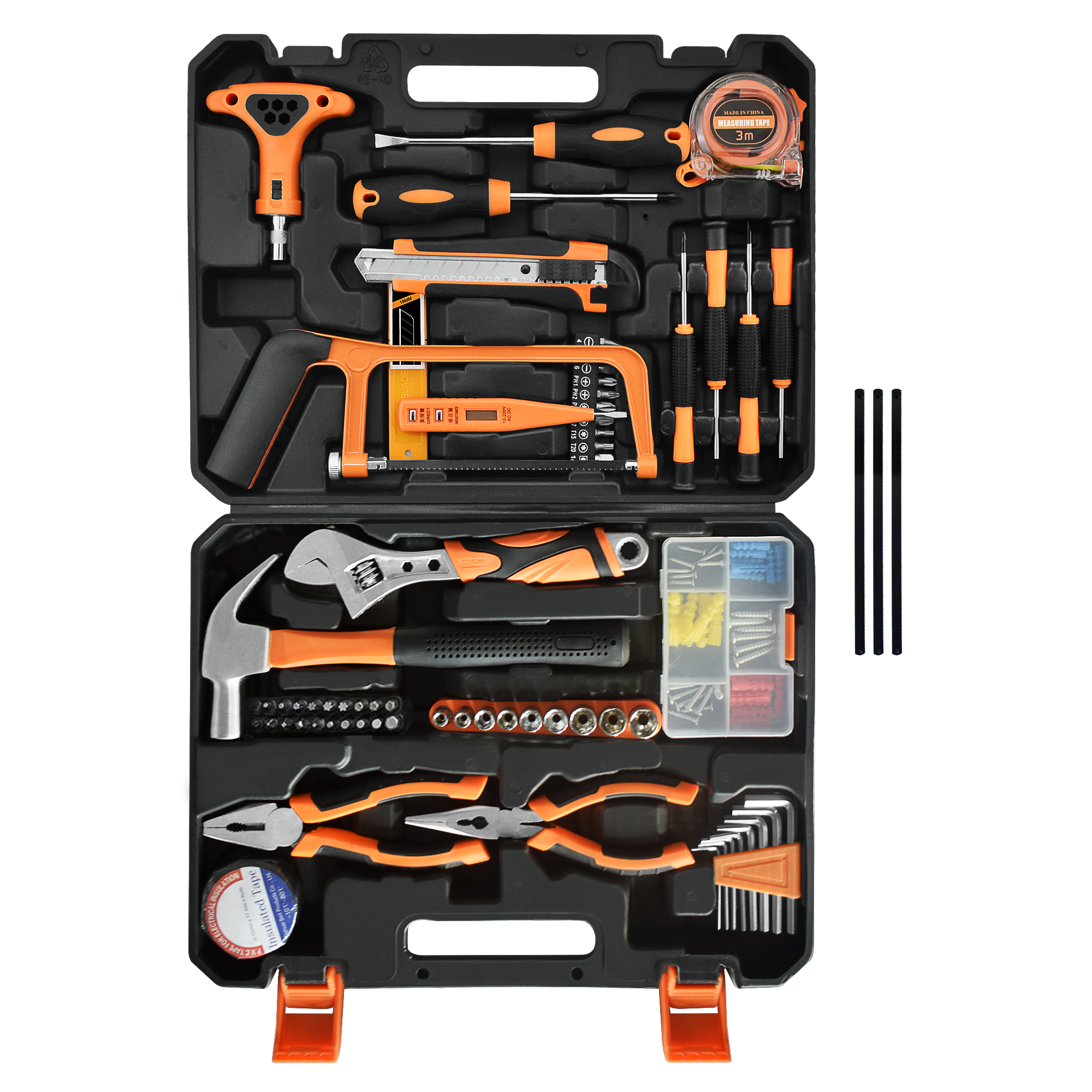 OEMTOOLS 121 Piece Mechanic's Tool Set, Vehicle Tool Kit Set, for ...