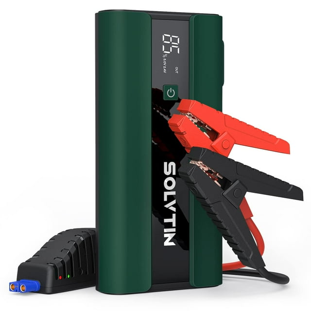 SOLVTIN S6 Pro Jump Starter 2000A Peak, Portable Car Jump Starter for ...