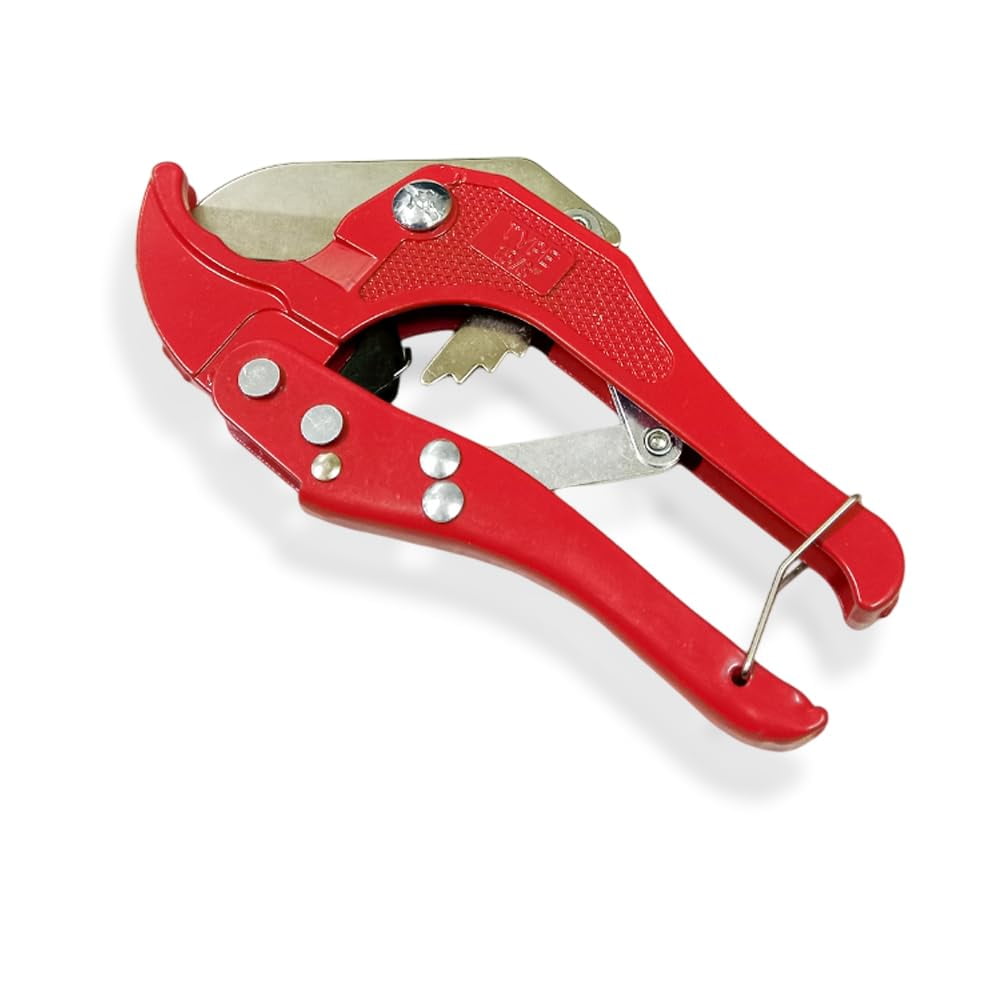 SOLWET PPR PVC Plastic Pipe Cutter Size 42 mm Short Cutter Handle red ...