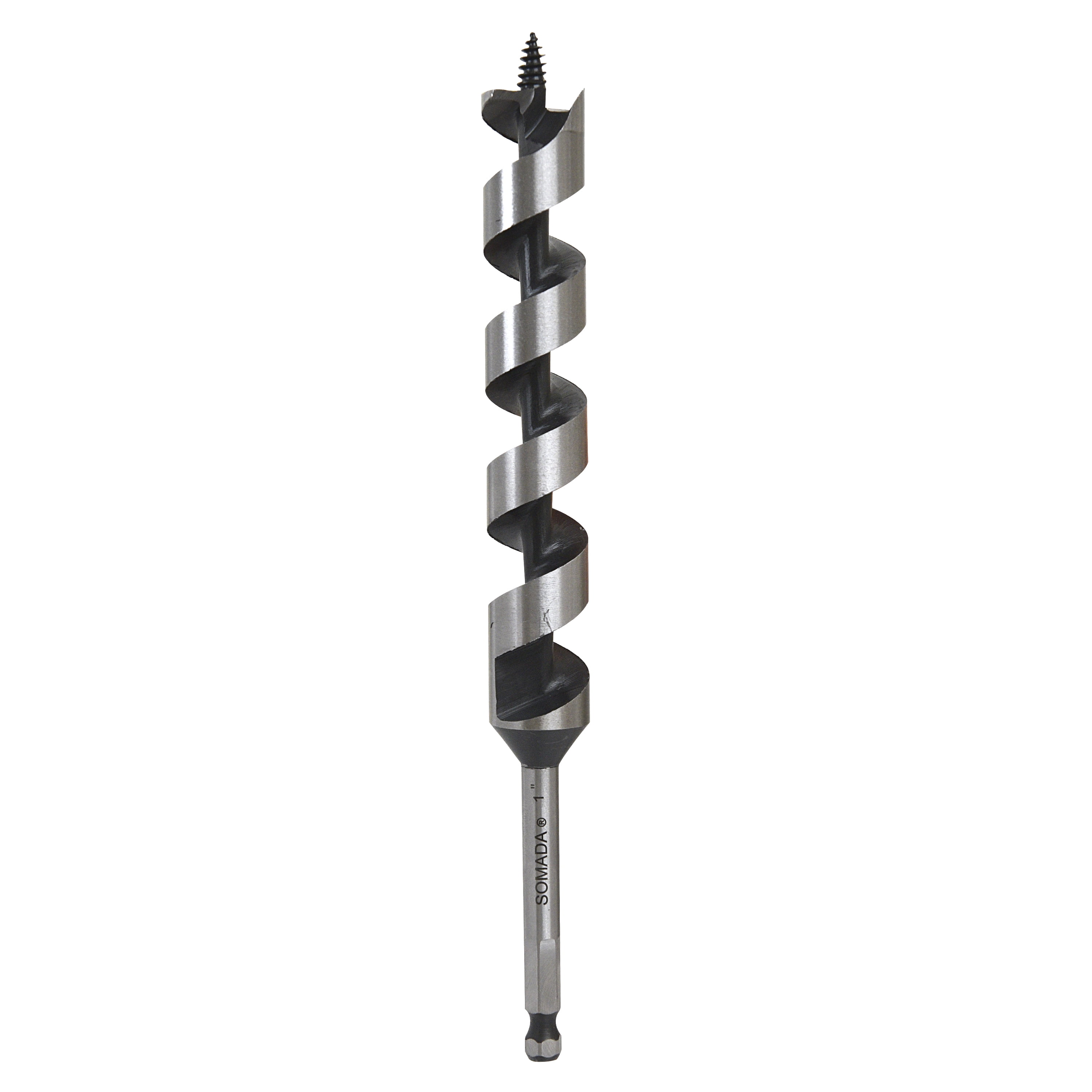 SOMADA 1-Inch x 10-Inch Auger Drill Bit for Wood, Quick Change Hex ...