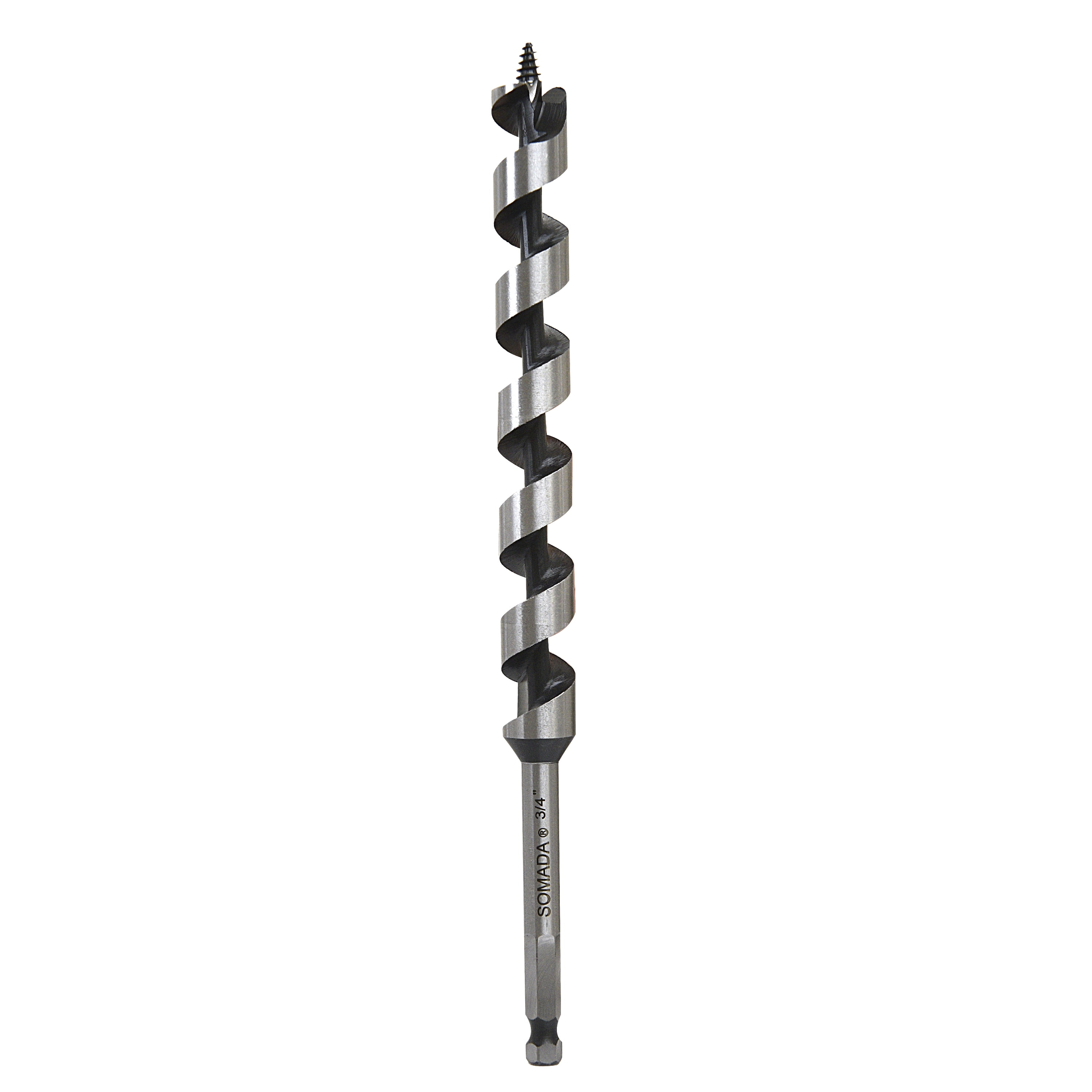 SOMADA 3/4-Inch x 10-Inch Auger Drill Bit for Wood, Quick Change Hex ...