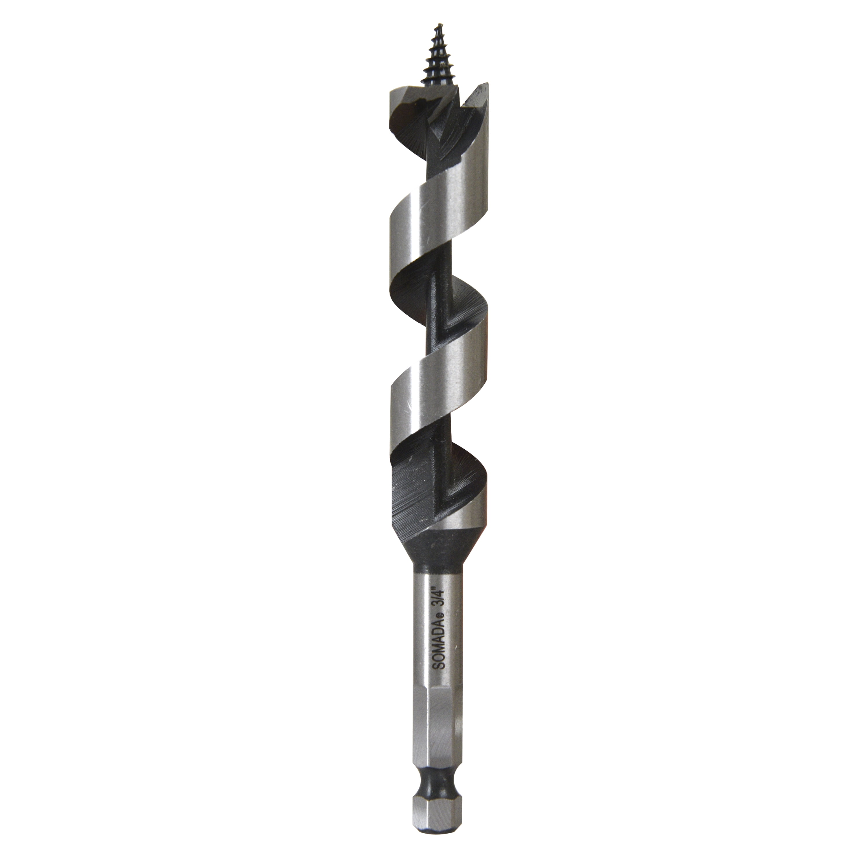 SOMADA 3/4-Inch x 6-Inch Auger Drill Bit for Wood, Quick Change Hex ...