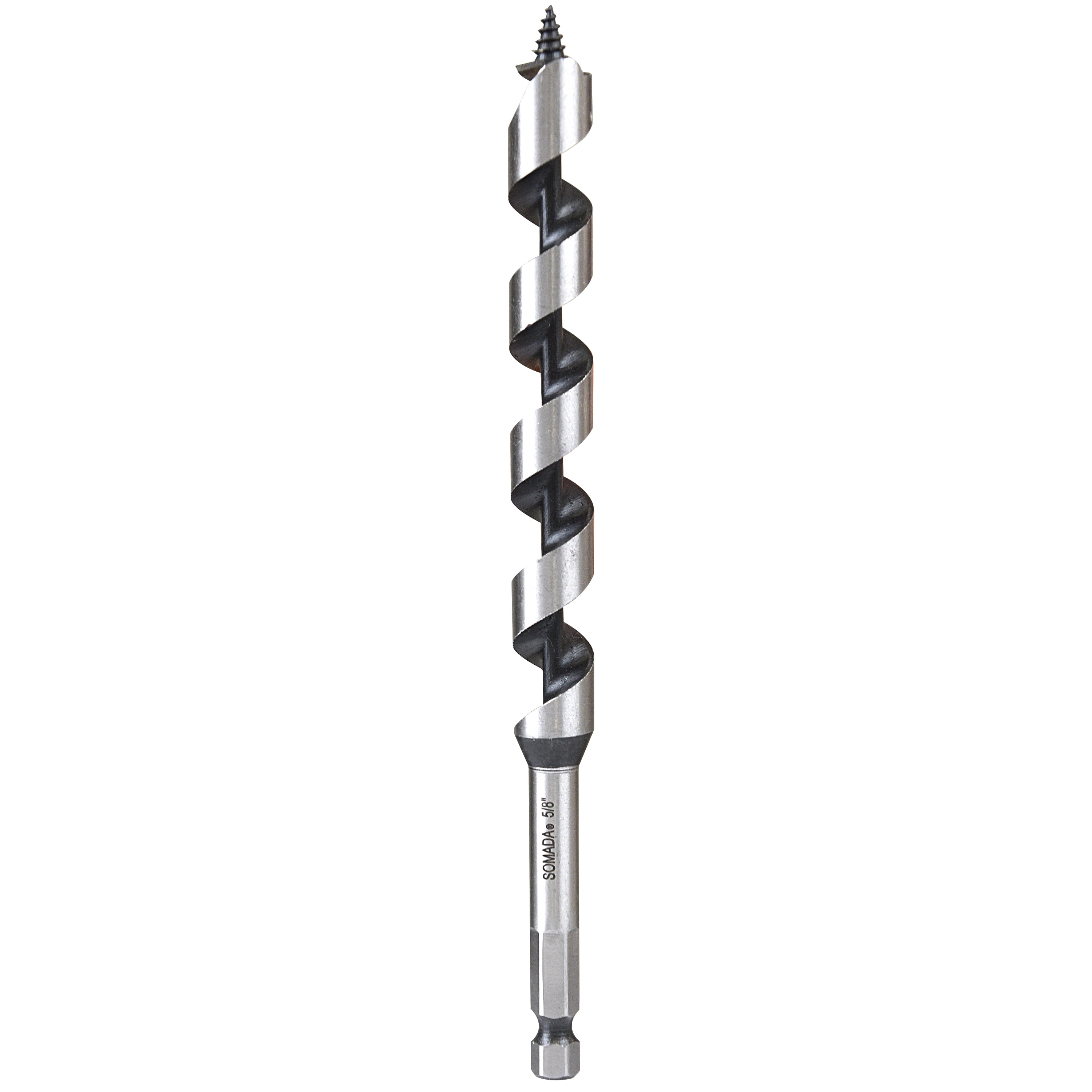 SOMADA 5/8-Inch x 8-Inch Auger Drill Bit for Wood, Quick Change Hex ...