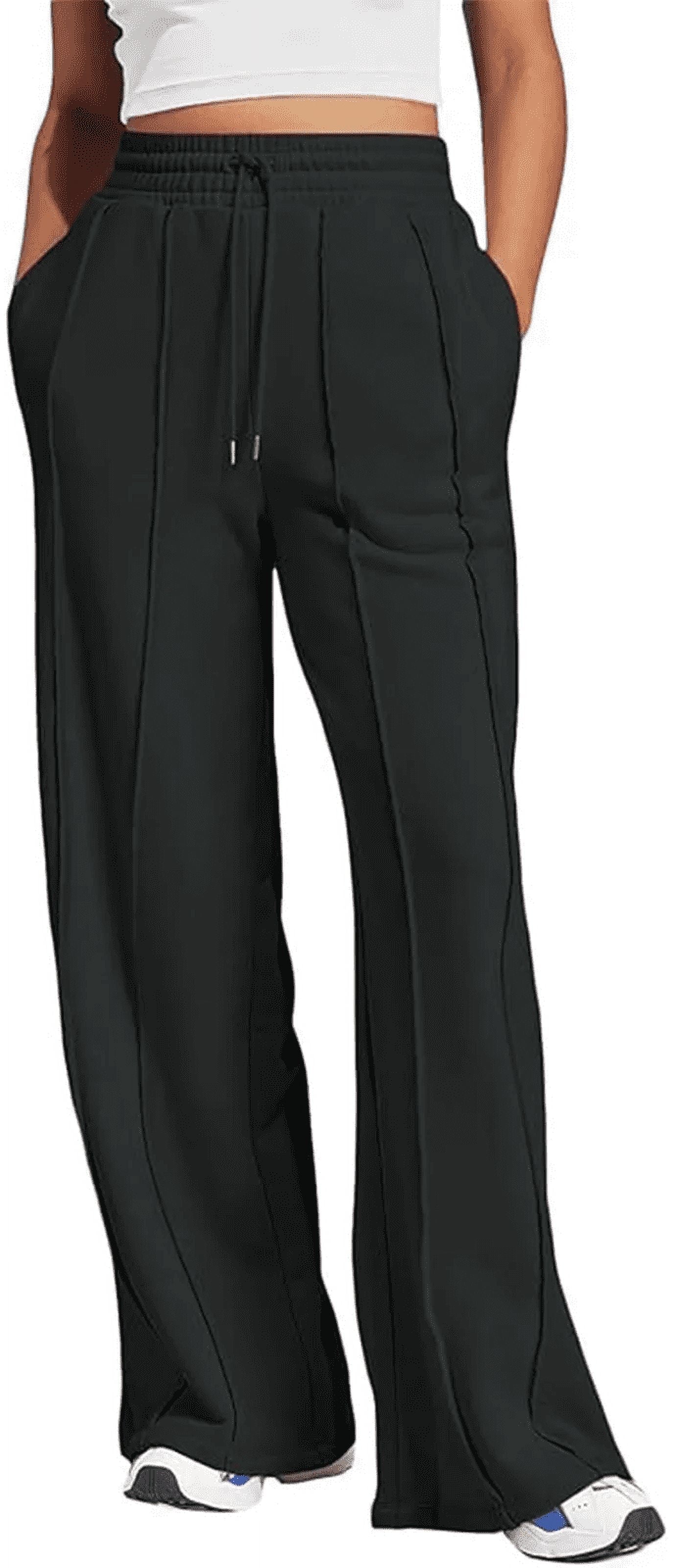 SOMER Yoga Sweatpants High Waisted for Women Elastic Elevated Seams ...