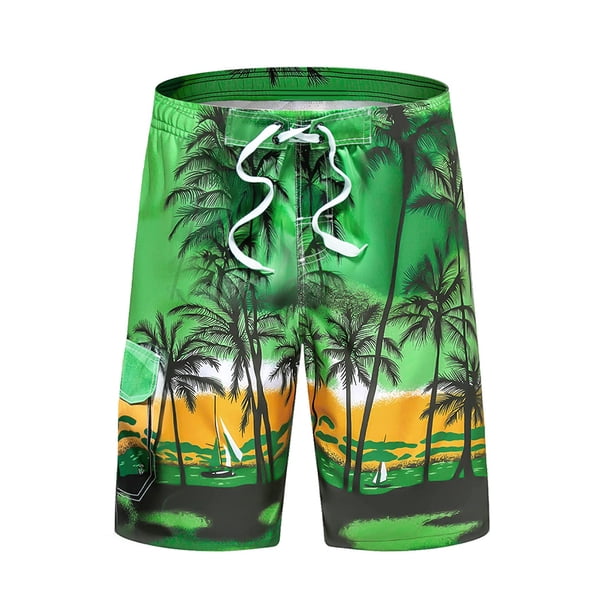 SOMER Men's Swim Trunks Long Bathing Suits with Mesh Lining and Pockets ...