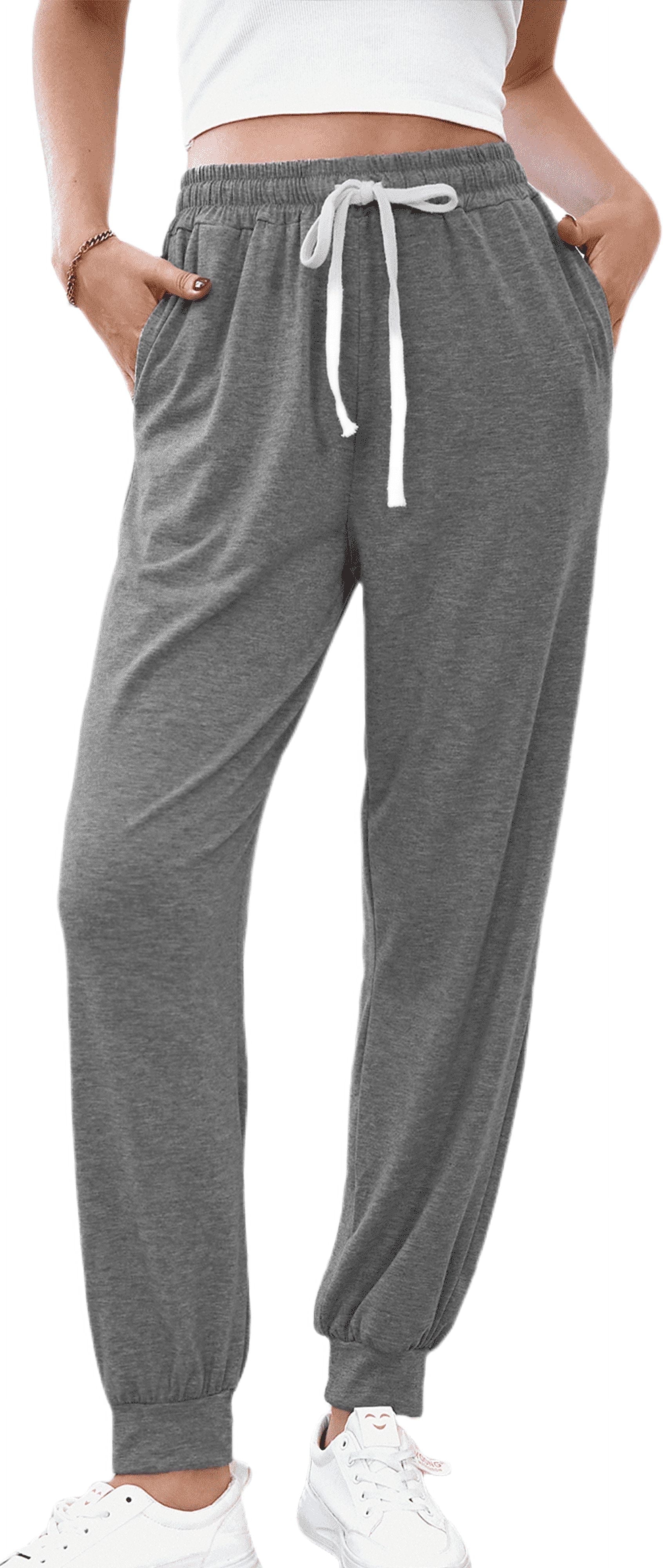 SOMER Women's Workout Sweatpants Cotton Jogger Lounge Pants with ...