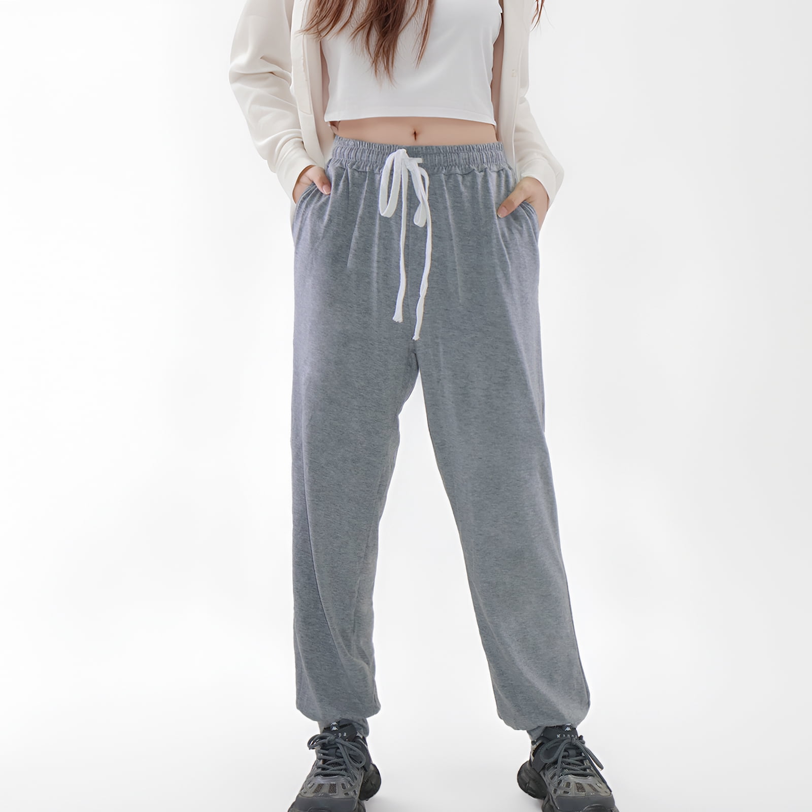 SOMER Women's Workout Sweatpants Cotton Jogger Lounge Pants with ...