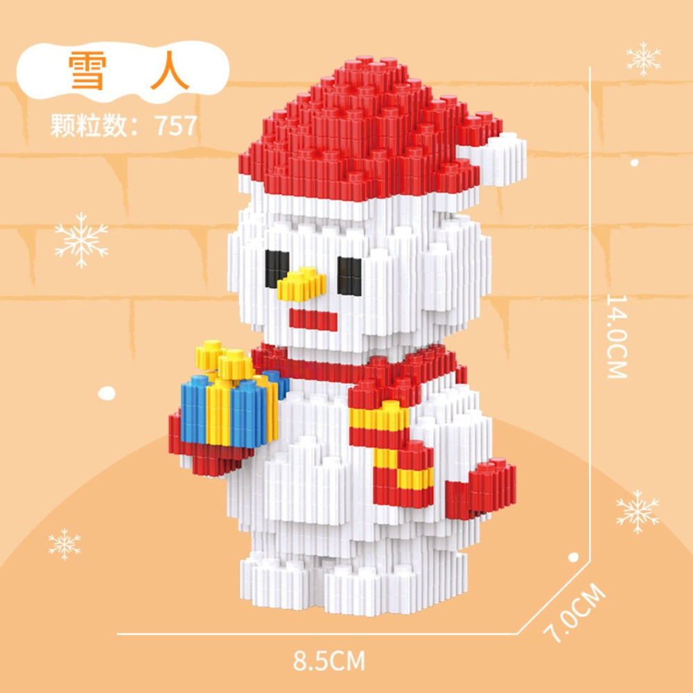 SOMIK Christmas Advent Calendar, Santa Claus Train Building Blocks, 12 ...