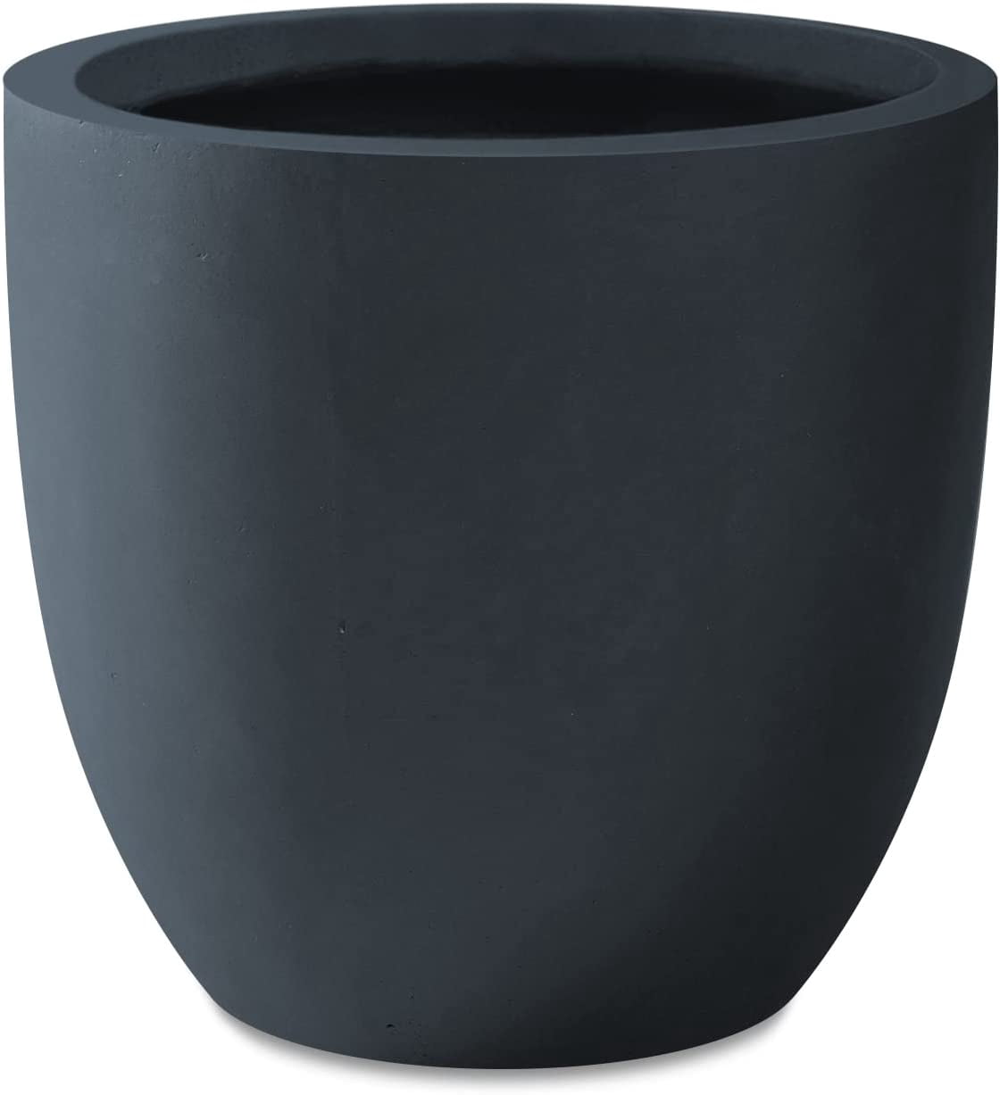 SOMOR 10 Inch Dia Round Concrete Planter, Indoor Outdoor Large Plant ...