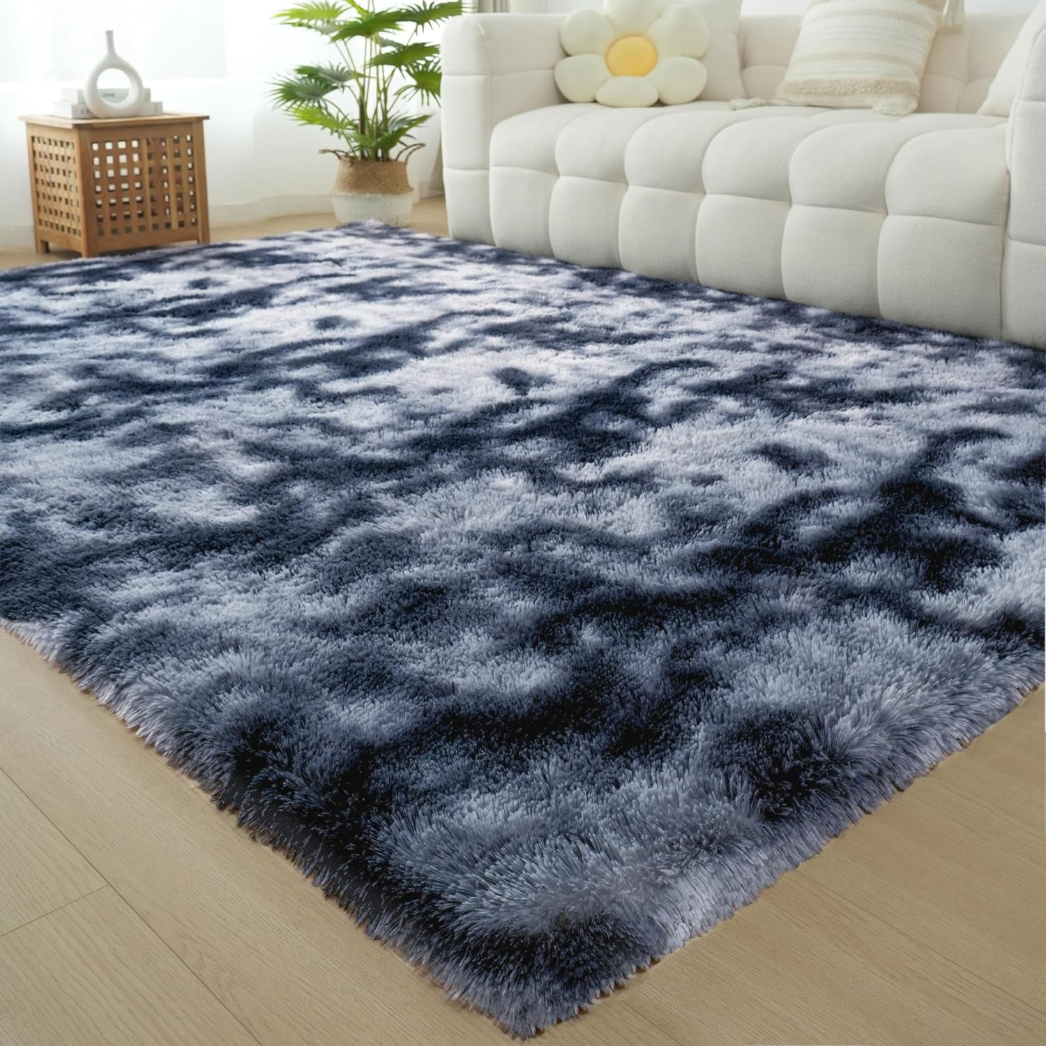 SOMOR Area Rugs 9x12 Living Room: Shag Area Rug for Living Room - Large ...