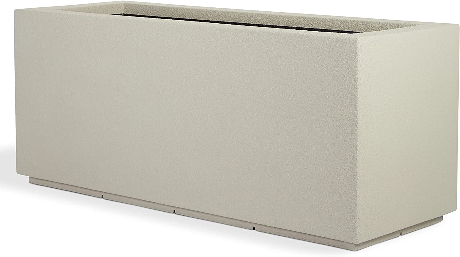 SOMOR Milan Tall Modern Outdoor/Indoor Rectangular Trough Planter, 46 ...
