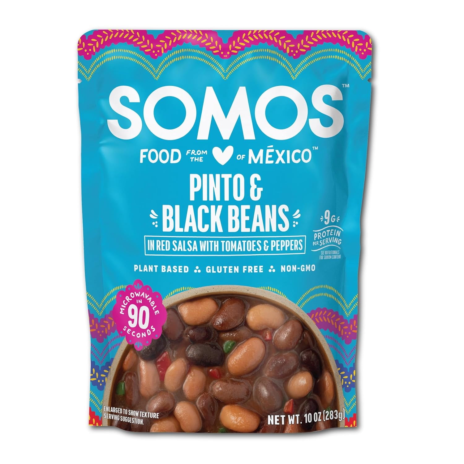 Somos Pinto & Black Beans 10 oz - Walmart.com