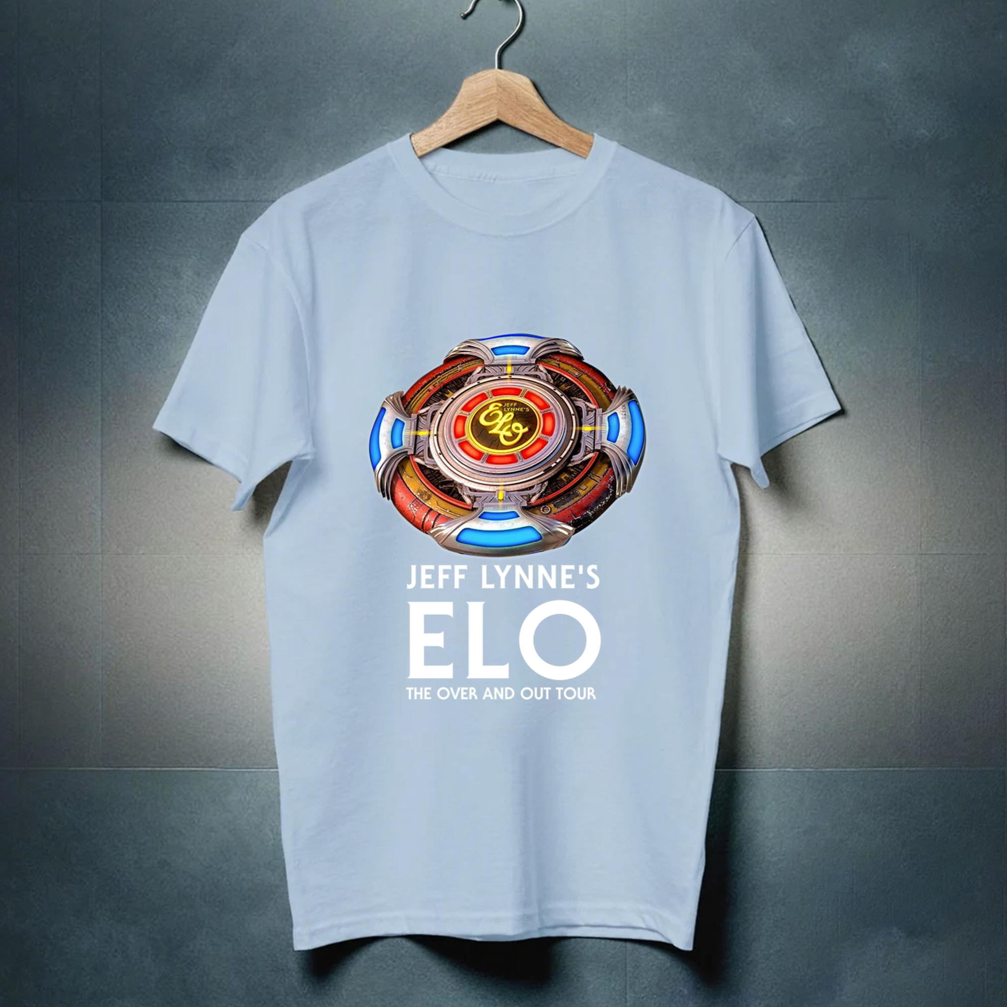 SON LUXURY 2 SIDE Jeff Lynne's ELO - The Over and Out Tour 2024 Shirt ...