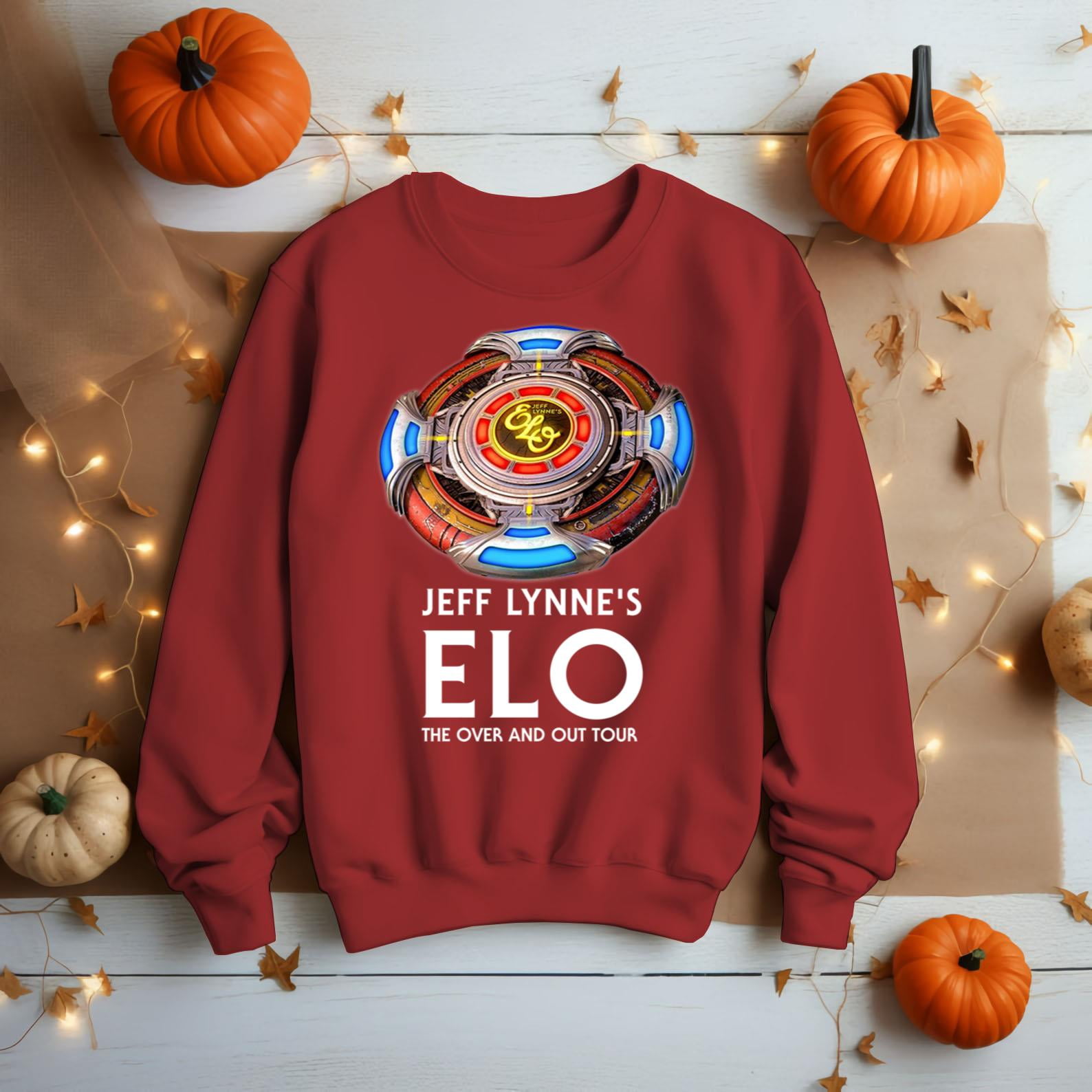 SON LUXURY 2 SIDE Jeff Lynne's ELO - The Over and Out Tour 2024 Shirt ...