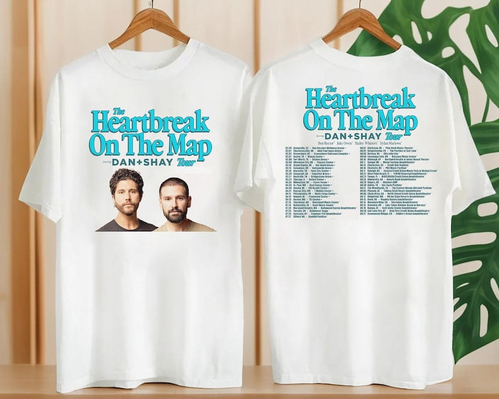 SON LUXURY NEW BRAND Dan And Shay Tour Heartbreak On The Map 2024 T ...