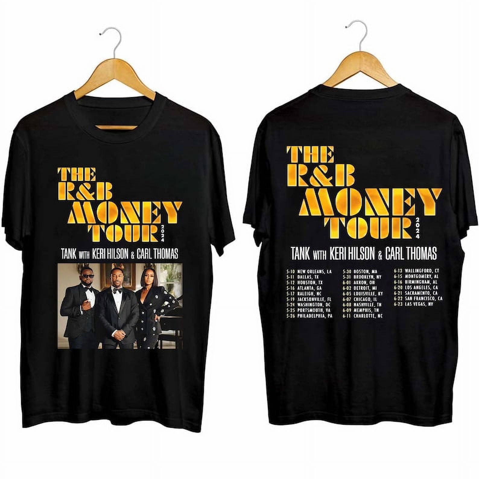 SON LUXURY NEW BRAND Tank with Keri Hilson and Carl Thomas - The R&B Money Tour 2024 Shirt, Tank ...