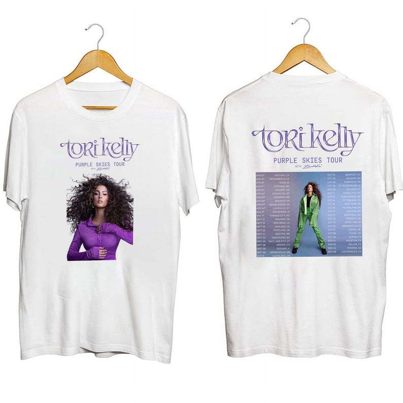 SON LUXURY Tori Kelly Purple Skies Tour 2024 Shirt, Tori Kelly 2024 ...
