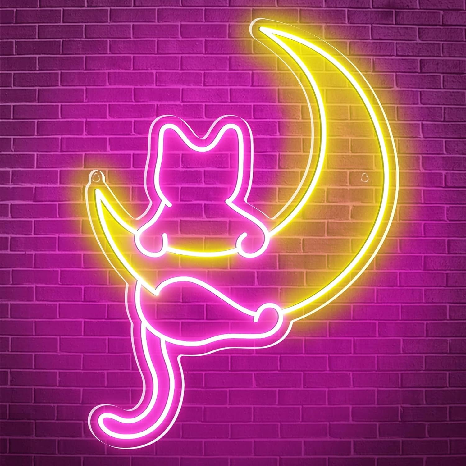 SONGAUN LED Neon Sign Cat Dimmable LED Cat Neon Lights Wall Decoration ...