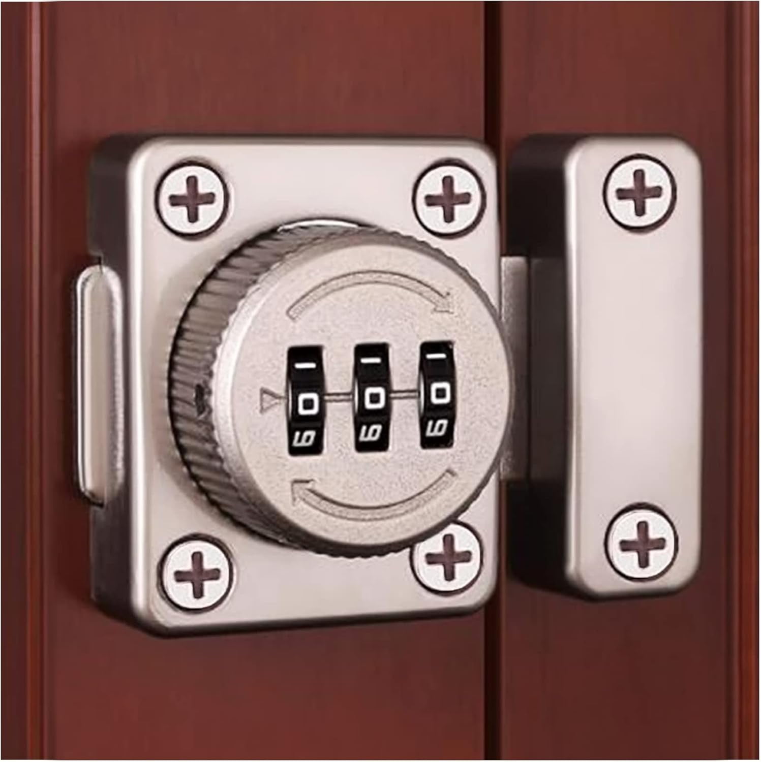 SONGAUN Mechanical Password Cabinet Lock, Rotary Lock for Double Doors ...
