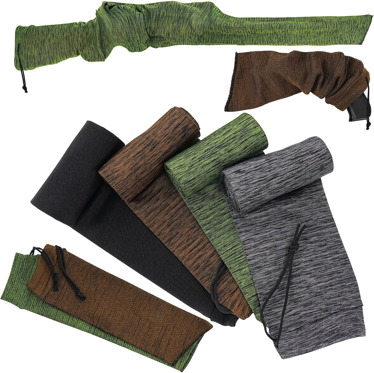 SONGAUN6 Pcs Gun Socks, 55 x 5.9in and 14 x 5.9in Knit Gun Socks for ...