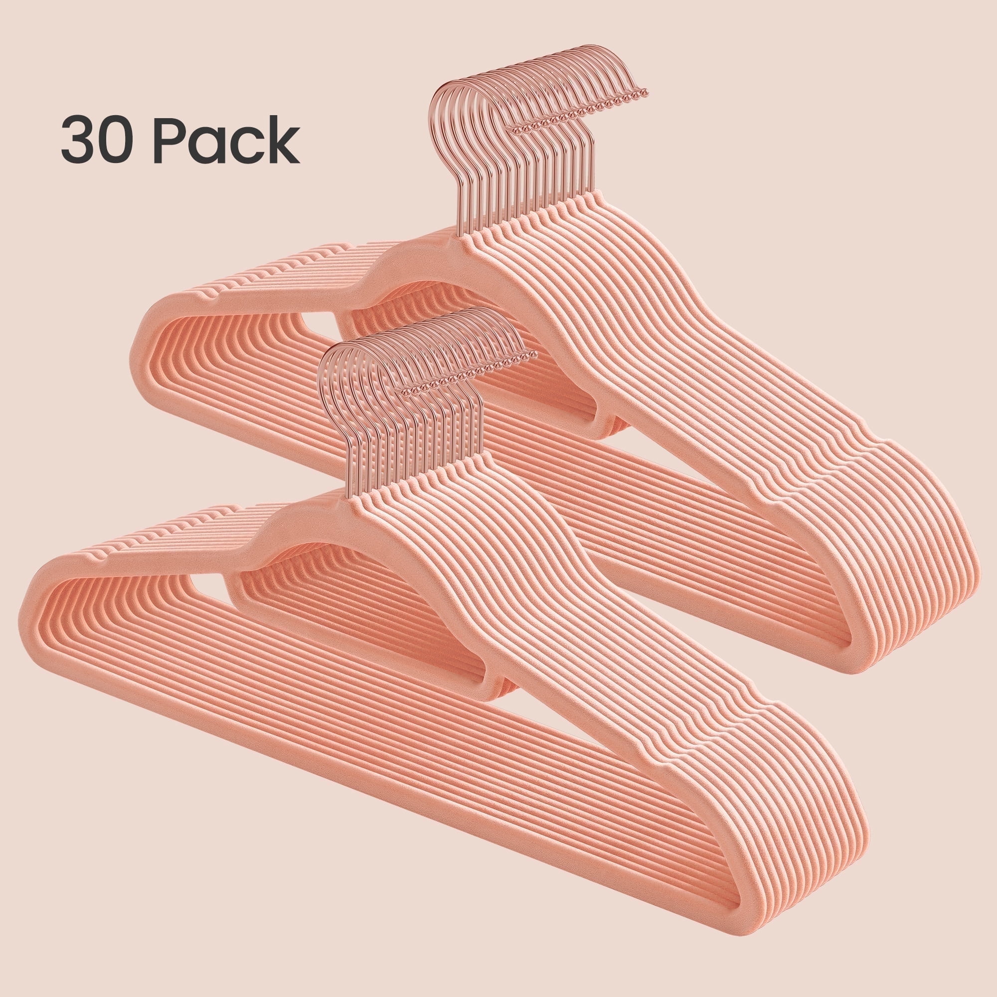 30 Pack Velvet Hangers Clothes Hanger with Swivel Hook Non-Slip for ...
