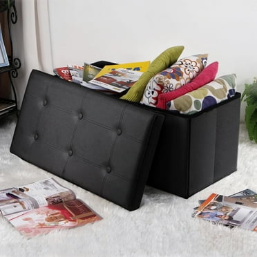 Mainstays Boucle Cloud Storage Ottoman, Cream - Walmart.com