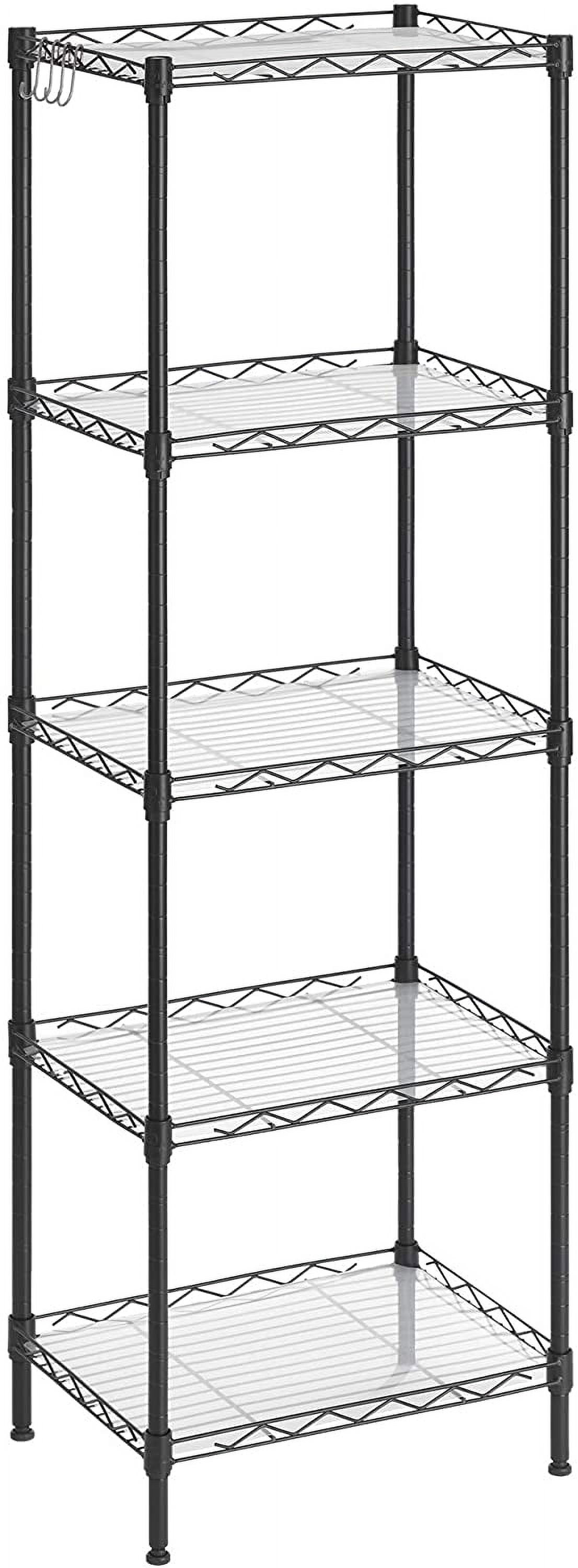 SONGMICS 5-Tier Metal Storage Shelves Wire Shelving Unit Garage ...